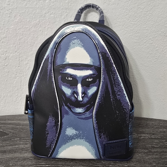 Loungefly | Bags | Loungefly The Nun Stylish Black And Blue Backpack ...